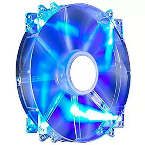 CoolerMaster MegaFlow 200 Blue LED Silent 200mm fläkt - RUS-07AB-GP...