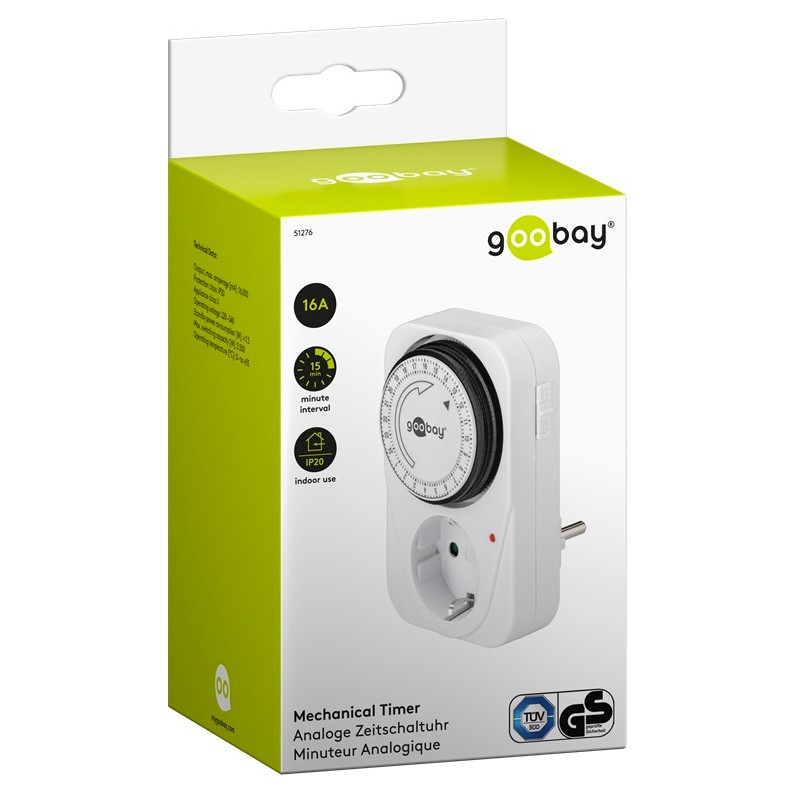 Analog timer för eluttag - 51276 | Billigteknik.se