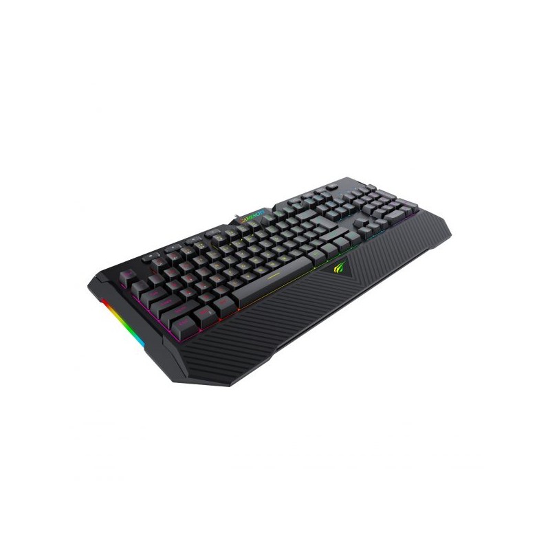 Havit KB486L semi-mekaniskt RGB gaming-tangentbord - KB486L-ND | Bi...