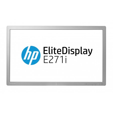 HP EliteDisplay 27" E271i Full HD IPS-skärm med repor (beg utan fot...