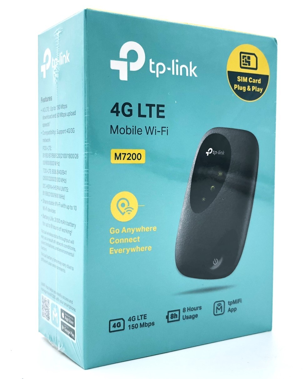 TP-Link M7200 portabel batteridriven trådlös 4G-router (hotspot)