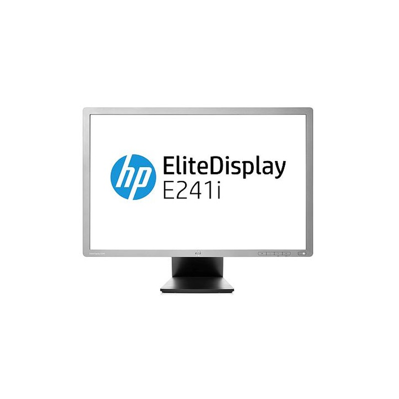 HP EliteDisplay E241i 24-tums IPS-skärm (beg med repor på ram och f...