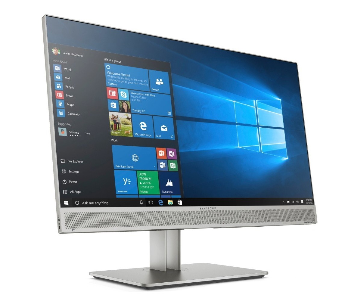 HP EliteOne 800 G5 All-in-One 23.8" Full HD i7 16GB 256GB SSD WiFi ...