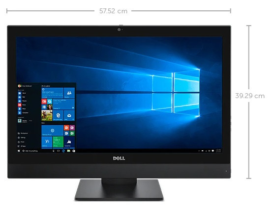 Dell OptiPlex 7440 All-in-One på 24" (beg) - 7440-AiO-i3-8-128-W10P...